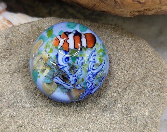 Handmade Glass Paperweight Button - Etsy