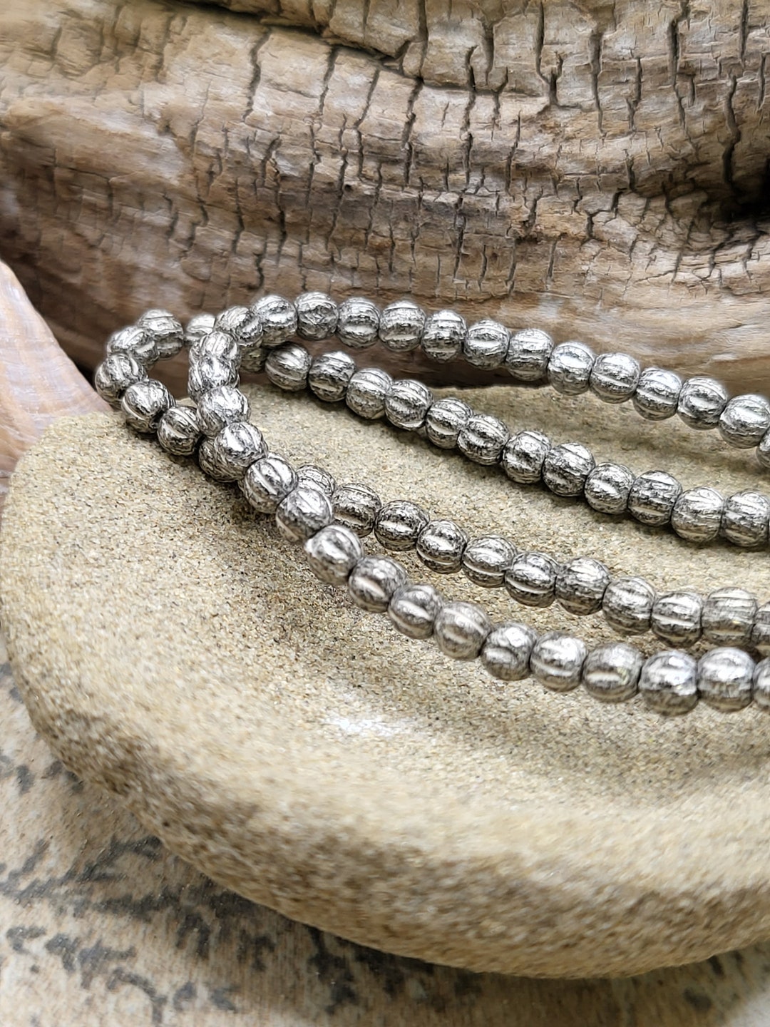 Pressed Glass 3mm Melon Bead - Etsy
