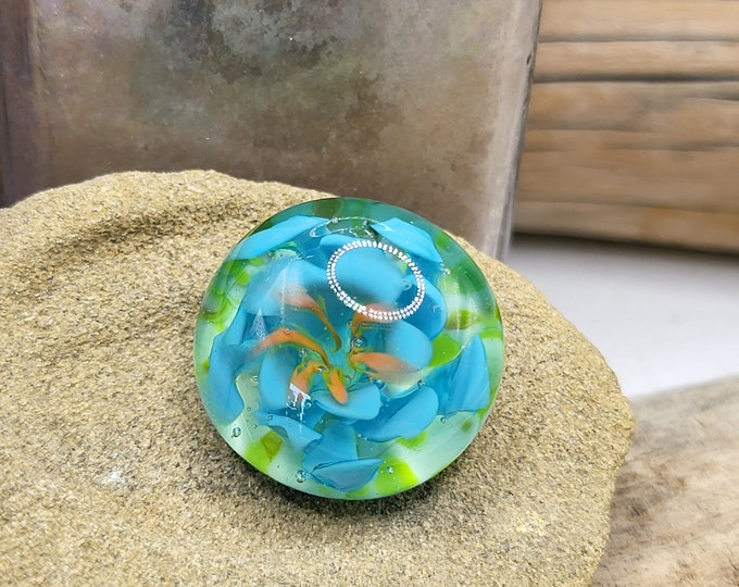 Handmade Glass Paperweight Button - Etsy