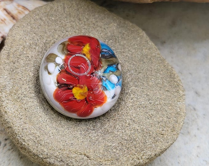 Handmade Glass Paperweight Button - Etsy