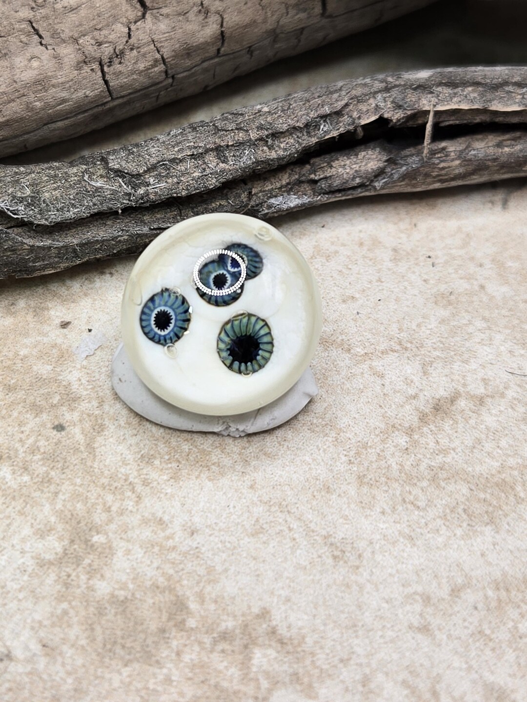 Handmade Glass Paperweight Button - Etsy