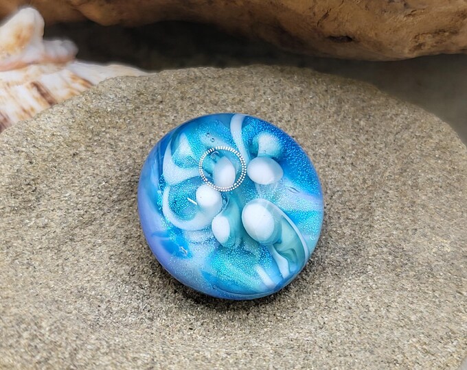 Handmade Glass Paperweight Button - Etsy