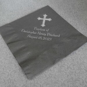 Baptism Napkins Christening Napkins First Communion Napkins ...