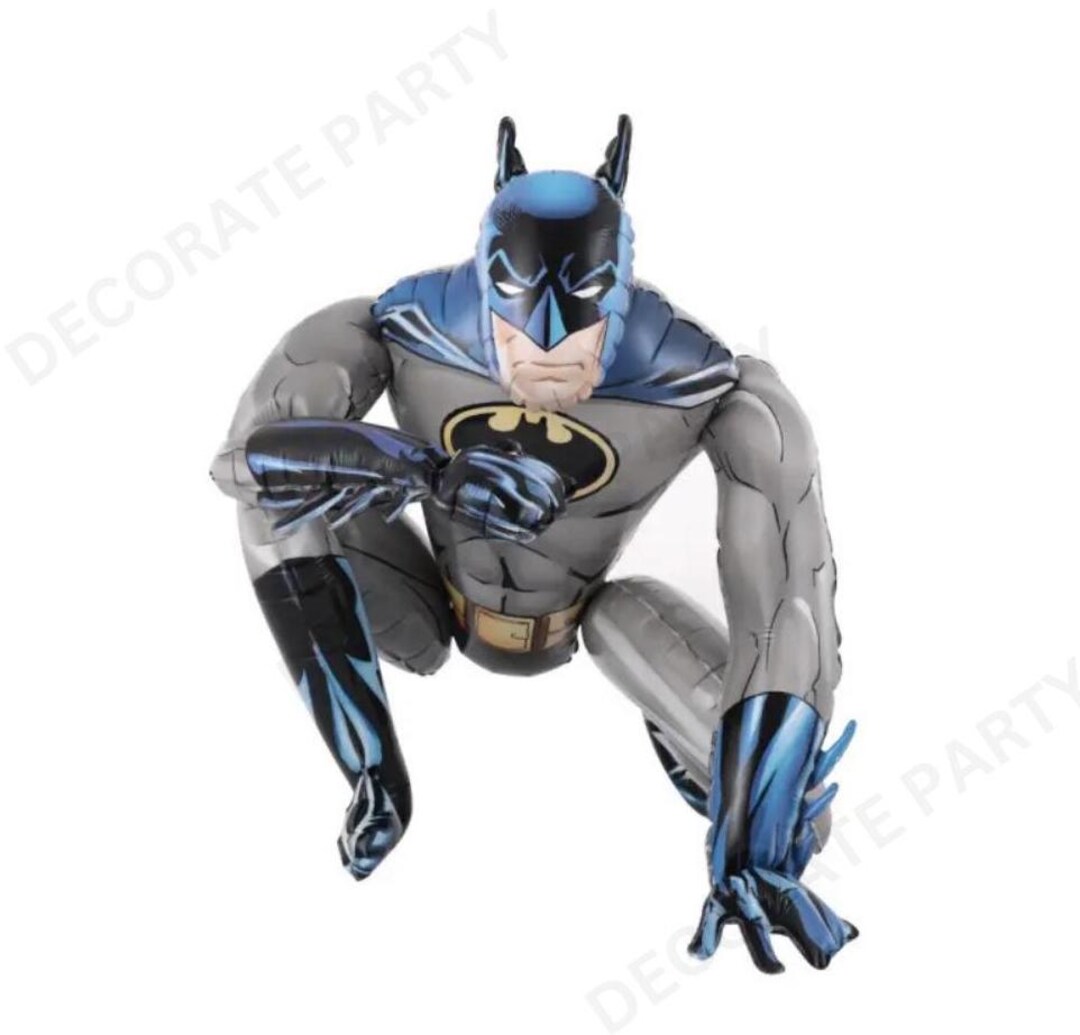 Large Batman Foil Balloon 3D Superhero Theme Party DC Heroes Bat Man ...