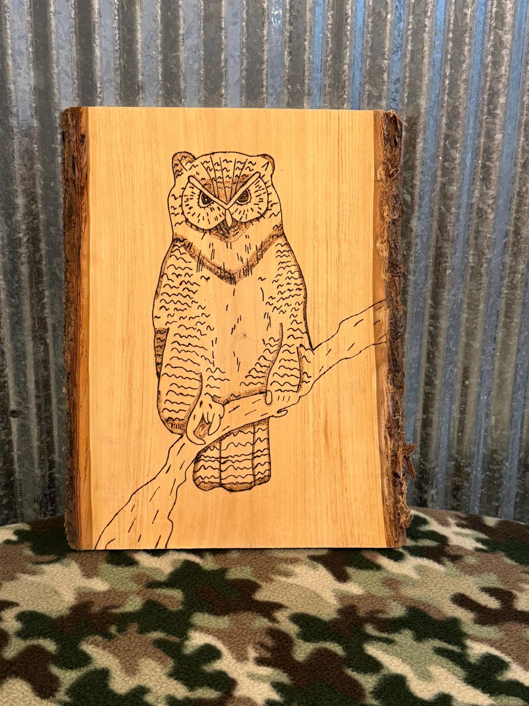 Handmade Owl Wood Burning, Cabin Decor - Etsy