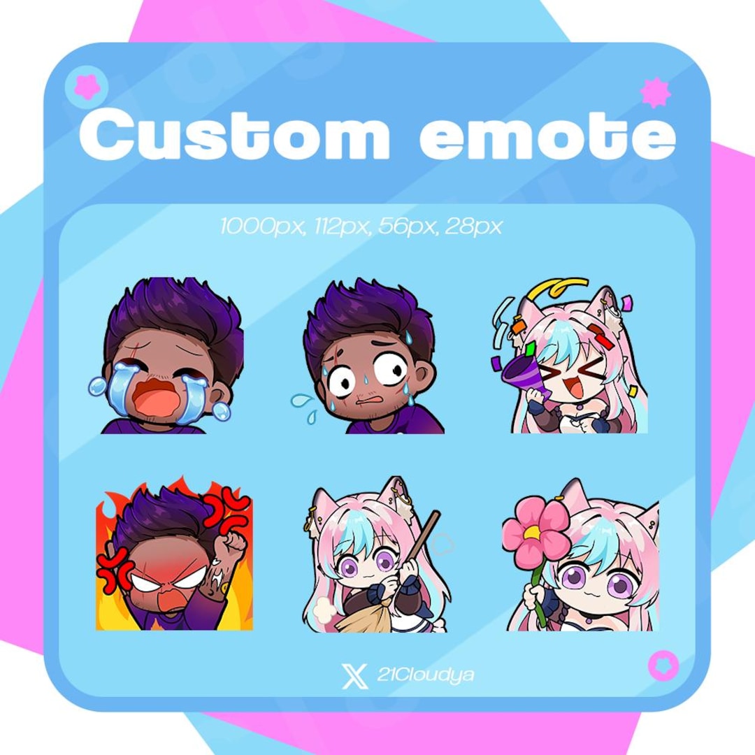 Custom Emote, Twitch Emote, Streaming, Channel Point, Badges, Sub ...