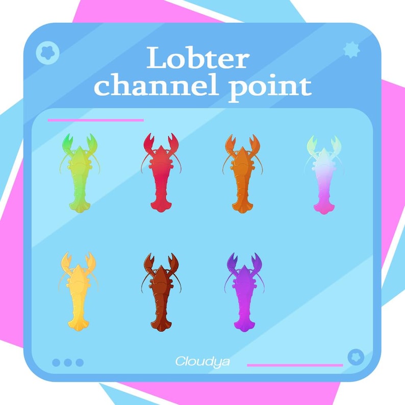 Lobter Channel Point Pack, Lockdown Protocol, Streaming Asset, Lobster ...