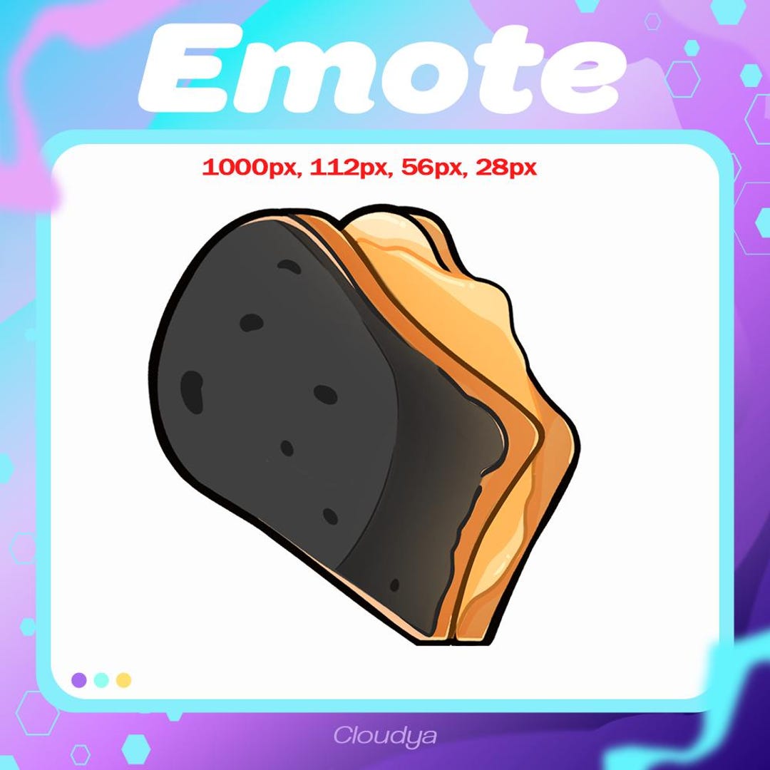 Animated Emote Custom, Burn Cheese Cake, Emote, Twitch Emote, Discord ...