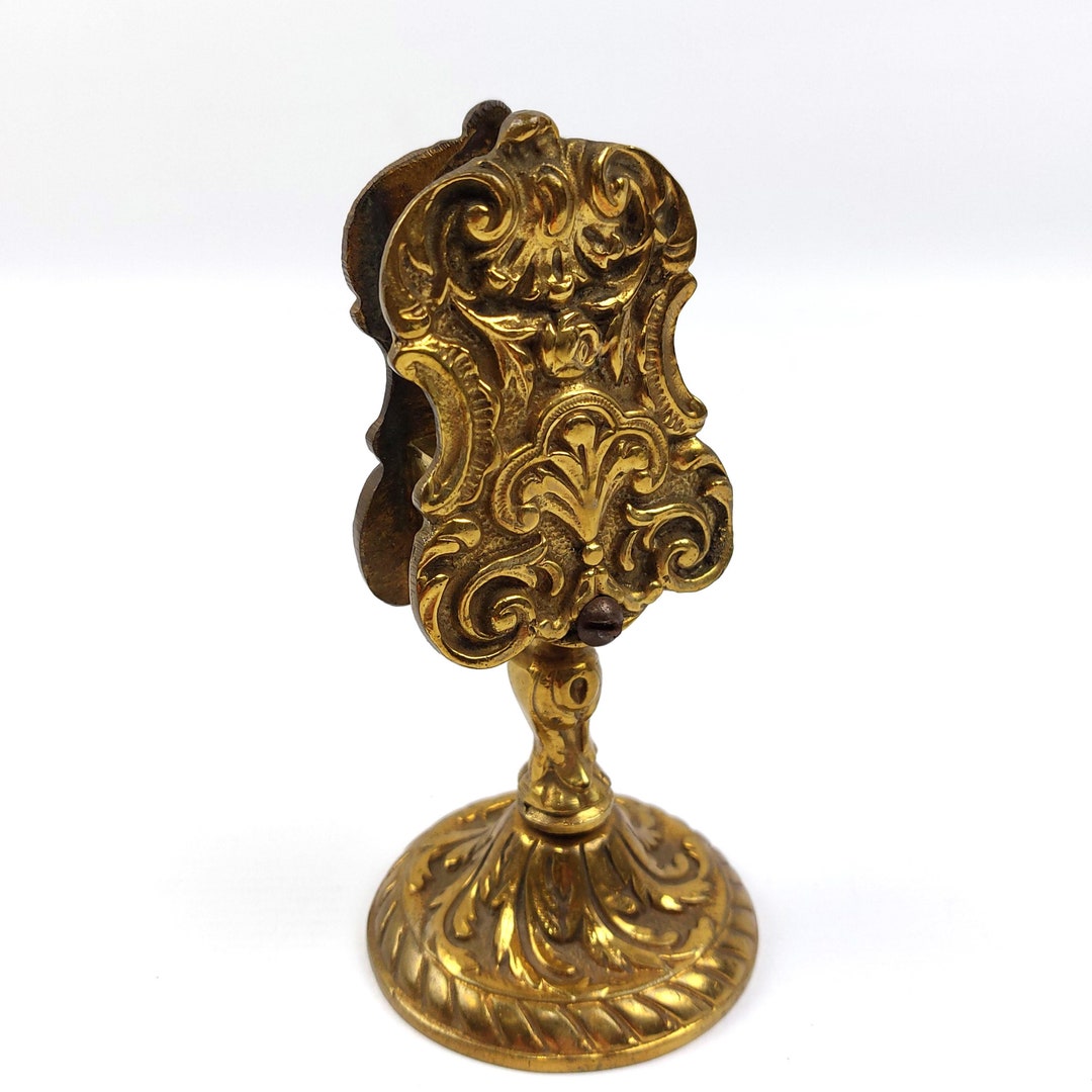 Antique Ornate Brass Matchbox Holder – Vintage Multi-purpose Stand - Etsy