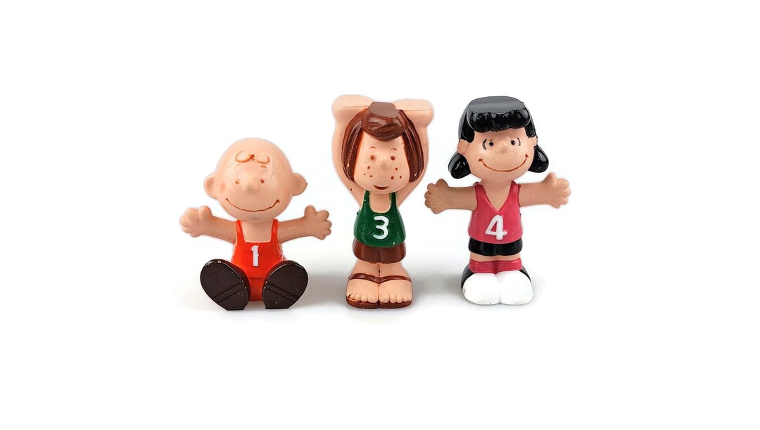 Vintage Peanuts Gang Gymnastics Stackable PVC Figurines - Etsy