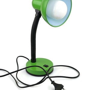 Green Gooseneck Desk Lamp - Vintage Office Lamp - Etsy