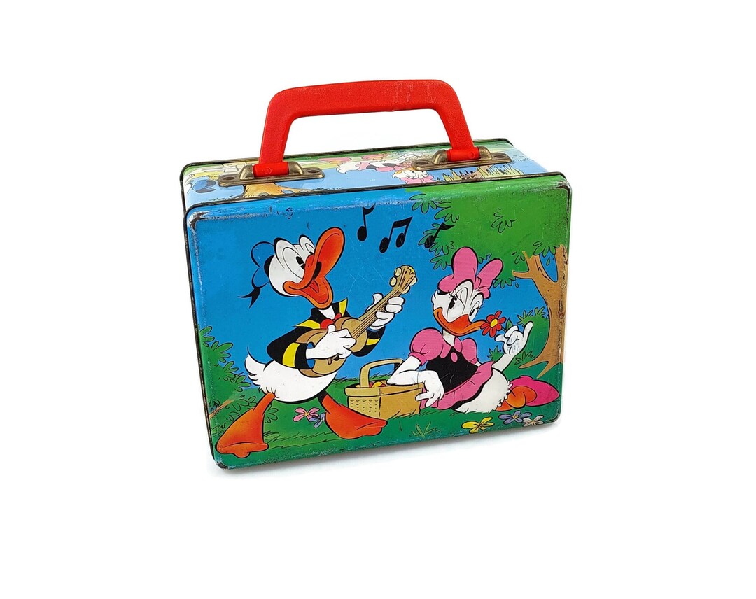 Vintage Daisy and Donald Duck Disney Lunch or Card Box - Etsy