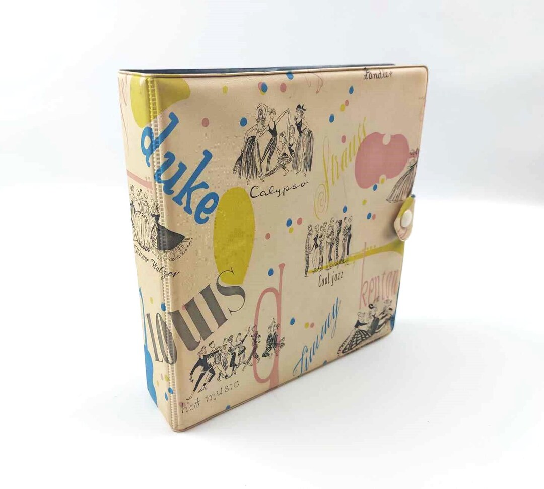 West German Mid Century 7 Inch Record Storage Box - Etsy