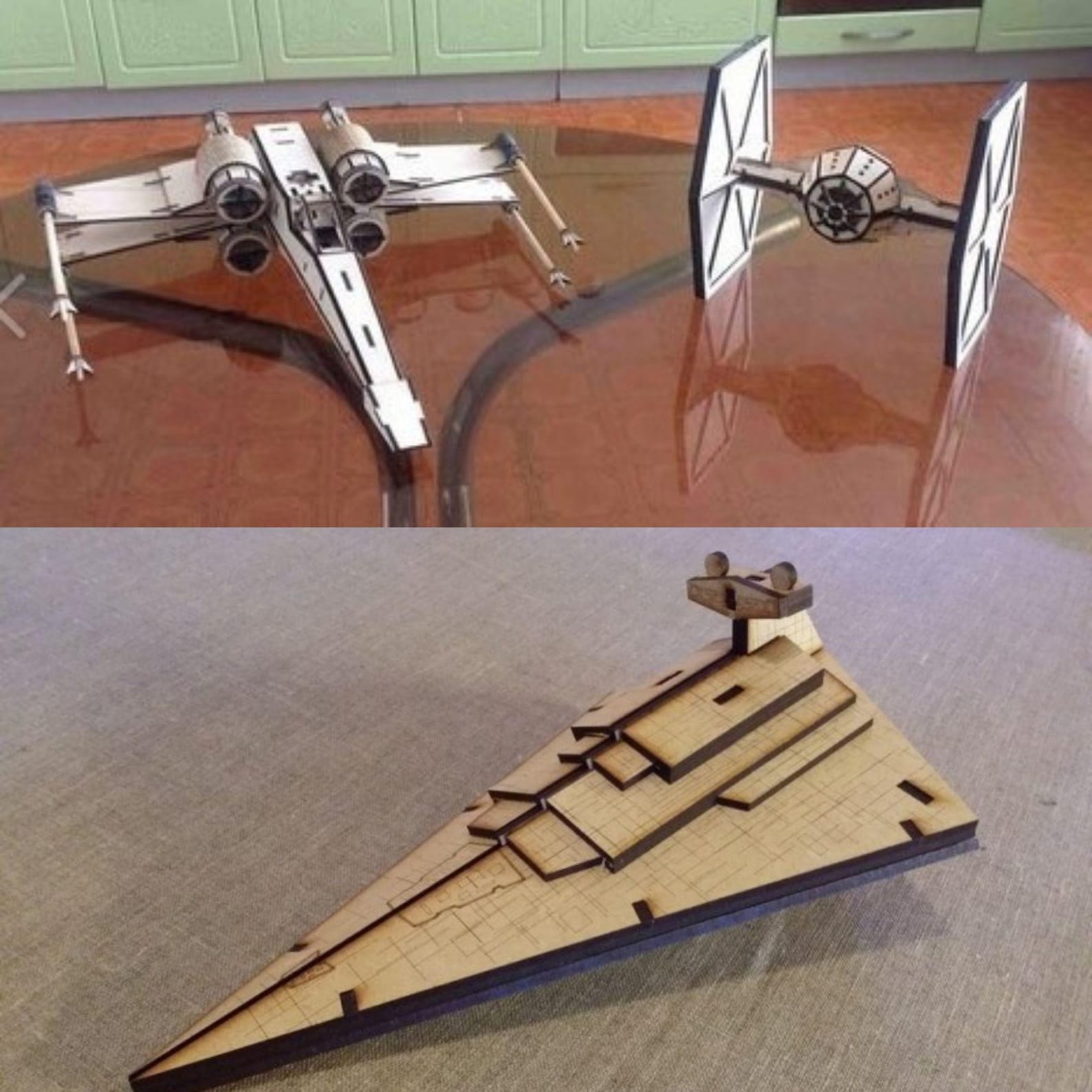 Star Wars Puzzle Pack 7 Ships Laser Cut Bundle Set SVG Files Star Wars ...