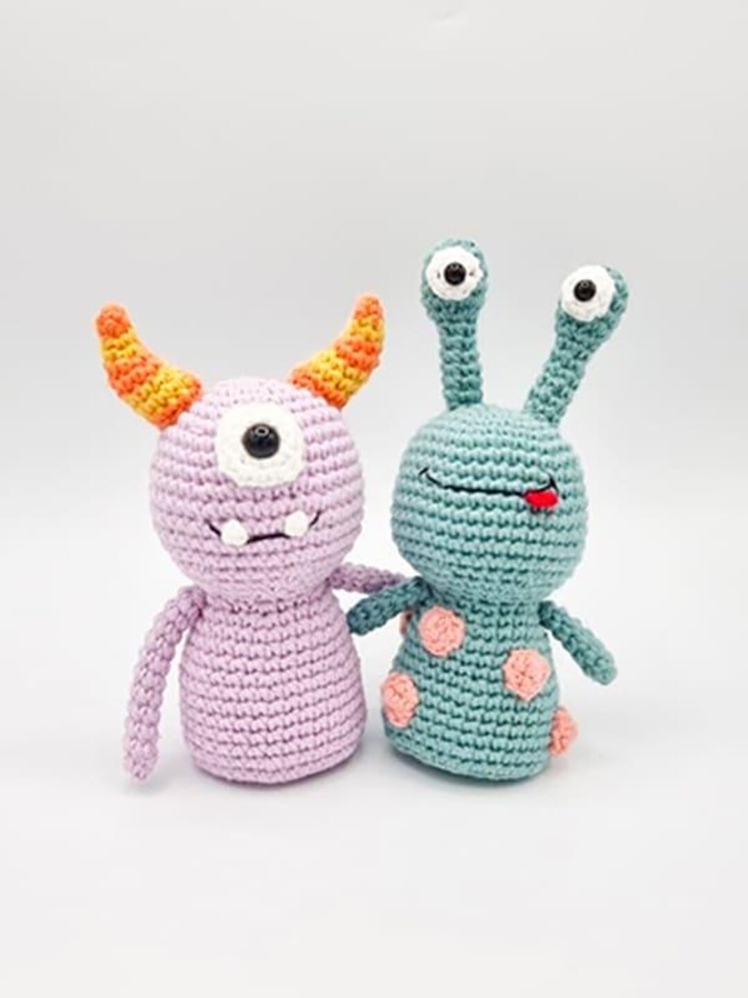Crochet Pattern Funny Monster, PDF Pattern in Eng, Plush Toy Crochet Cyclops, Amigurumi Monster ...