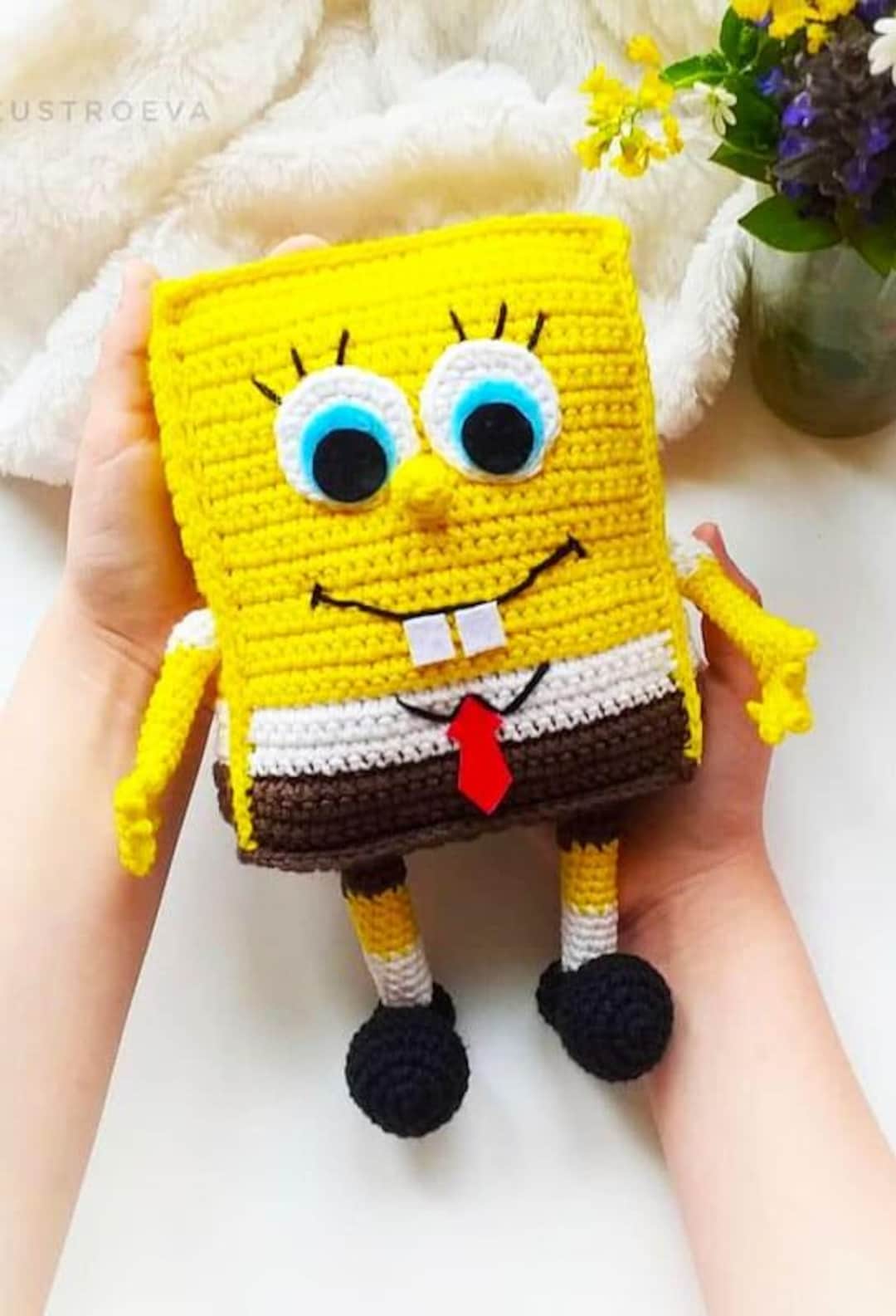 Pocket Sponge Buddy Pattern Sponge Bob - Etsy