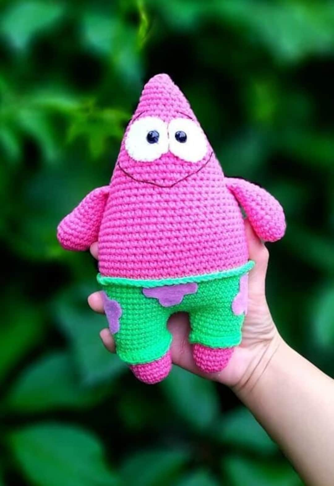 Pink Starfish Crochet Pattern, Patrick Pink Starfish Spongebob Patrick ...