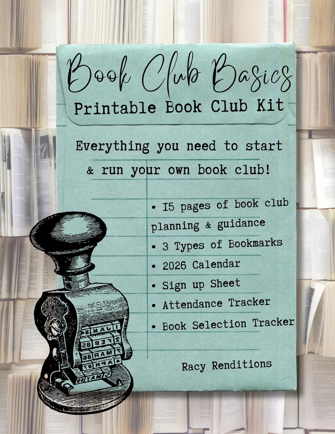 Book Club Kit: Printable Guide & Worksheets (instant Download) - Etsy