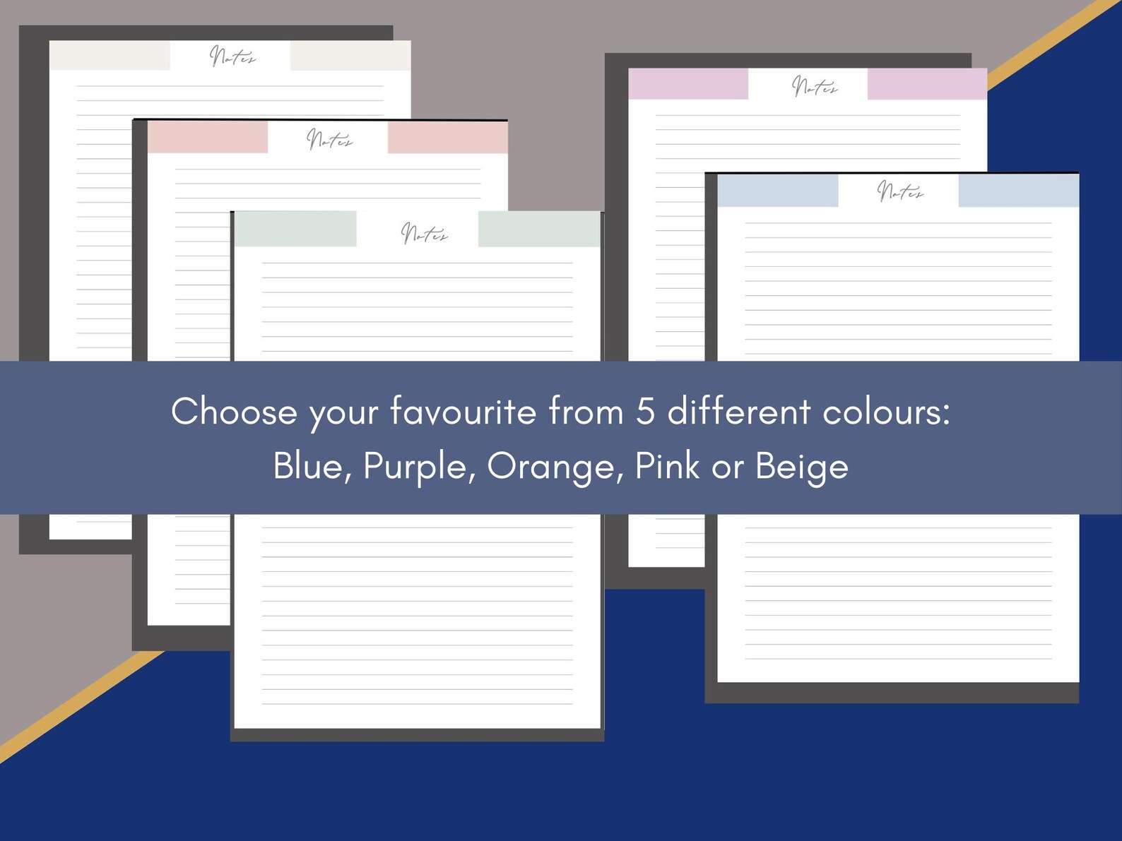 A4/A5 Editable Sheets - Writing Paper - Blank Notes - 30-lined ...