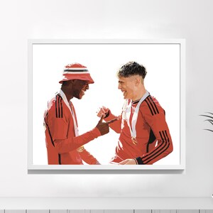 Mainoo X Garnacho Poster Print - Etsy
