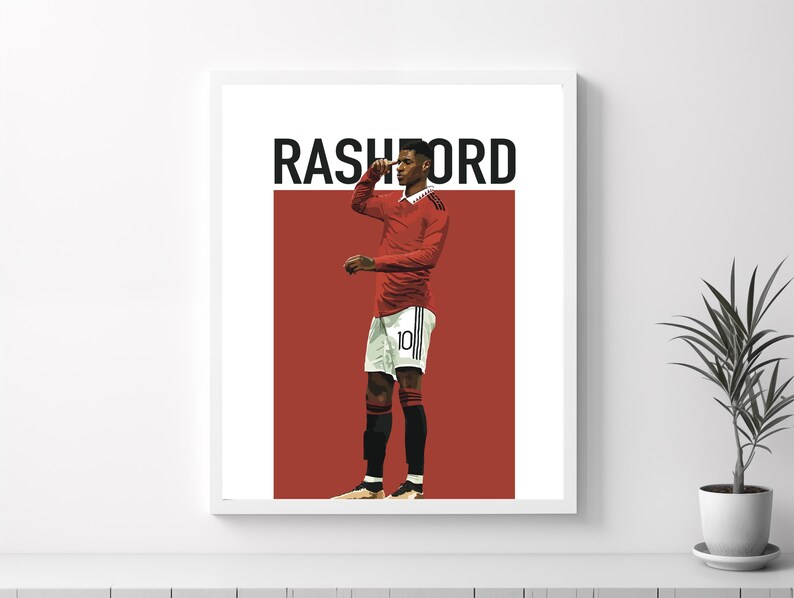 Marcus Rashford Poster Print - Etsy