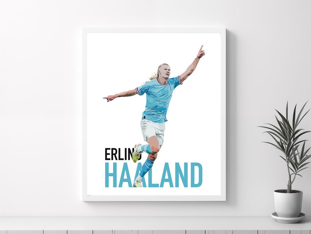Erling Haaland Poster Print - Etsy