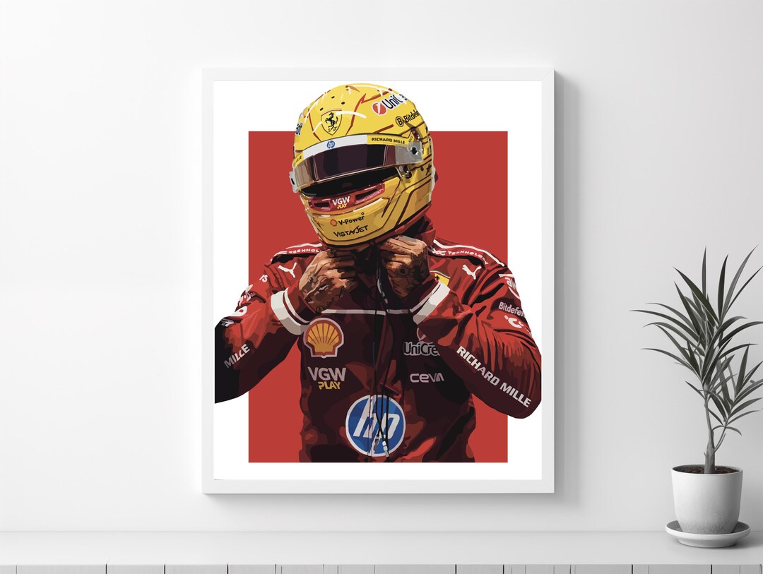 Lewis Hamilton Poster Print - Etsy