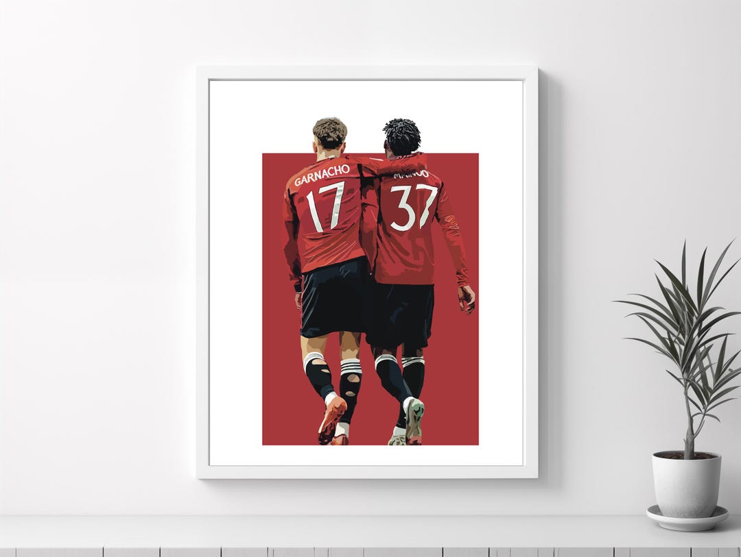 Garnacho X Mainoo Print - Etsy