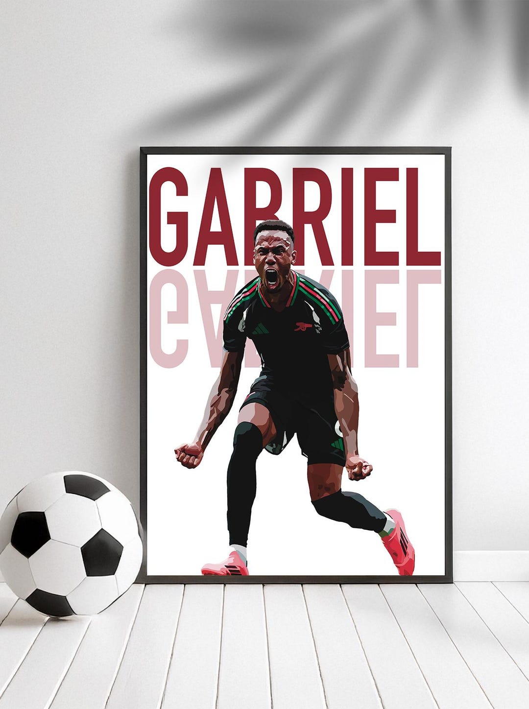 Arsenal FC Gabriel Poster Print - Etsy