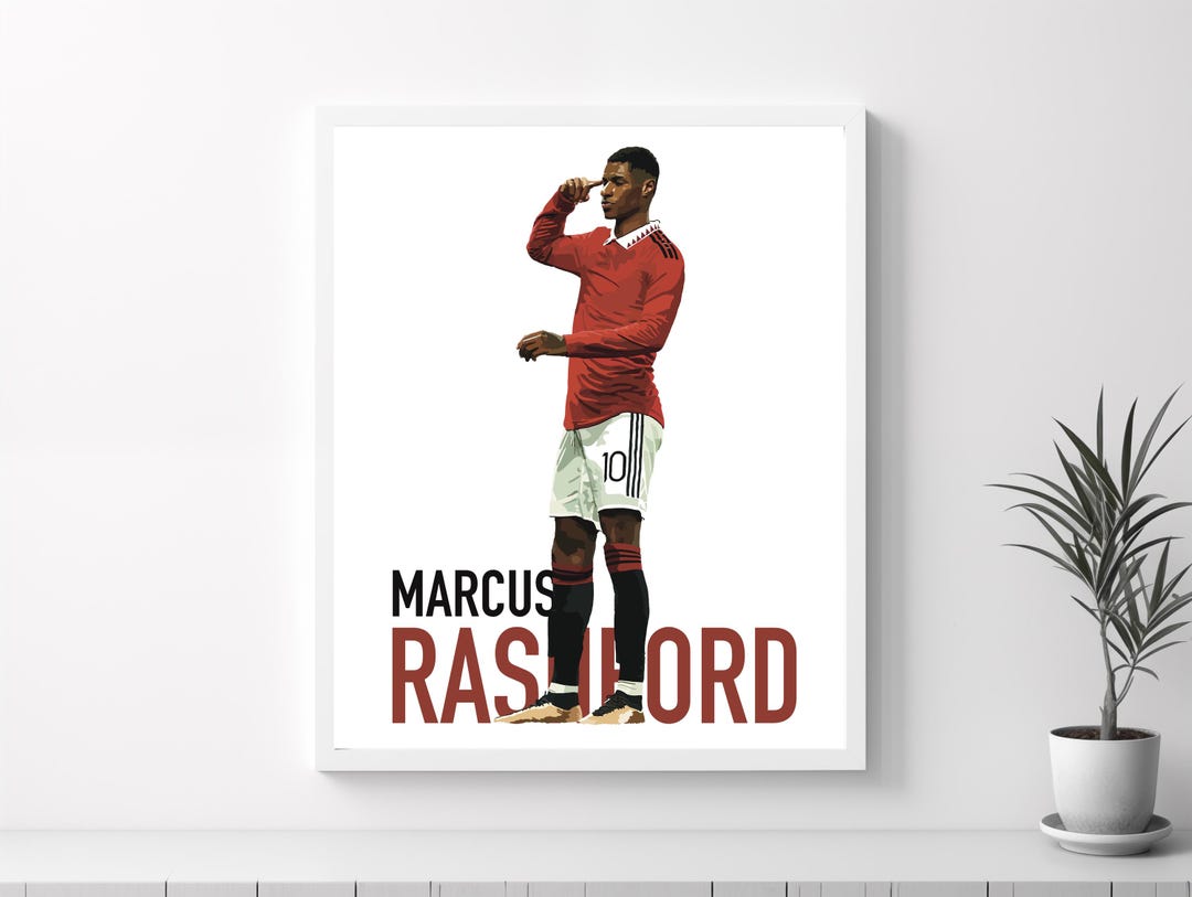 Marcus Rashford Poster Print - Etsy