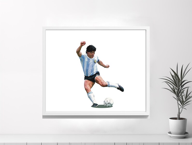 Diego Maradona Poster Print - Etsy