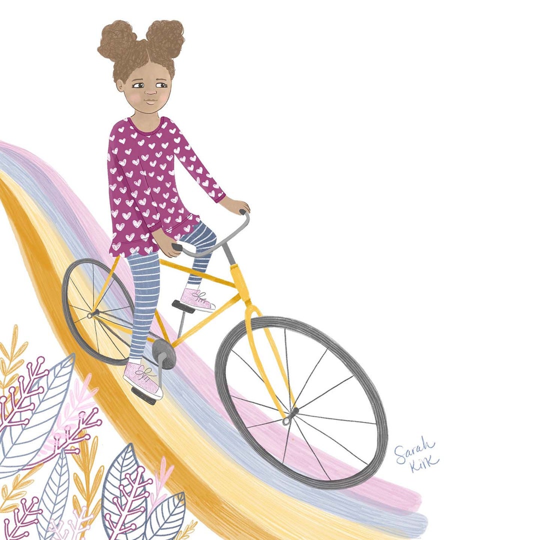 Bike Ride Art Print 8x10 - Etsy