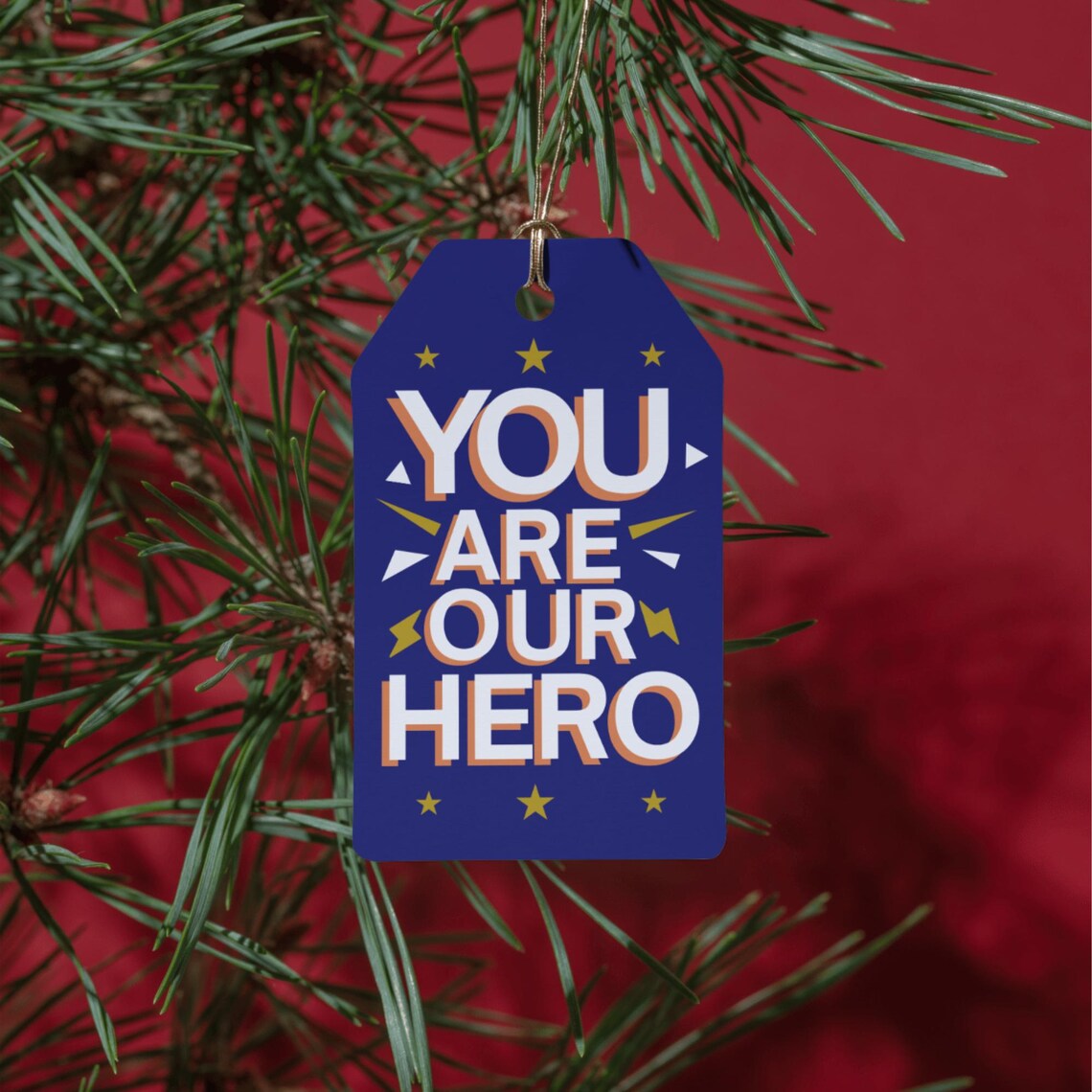 Veterans Day Gift Tags Printable Patriotic Thank You Tags | Instant ...