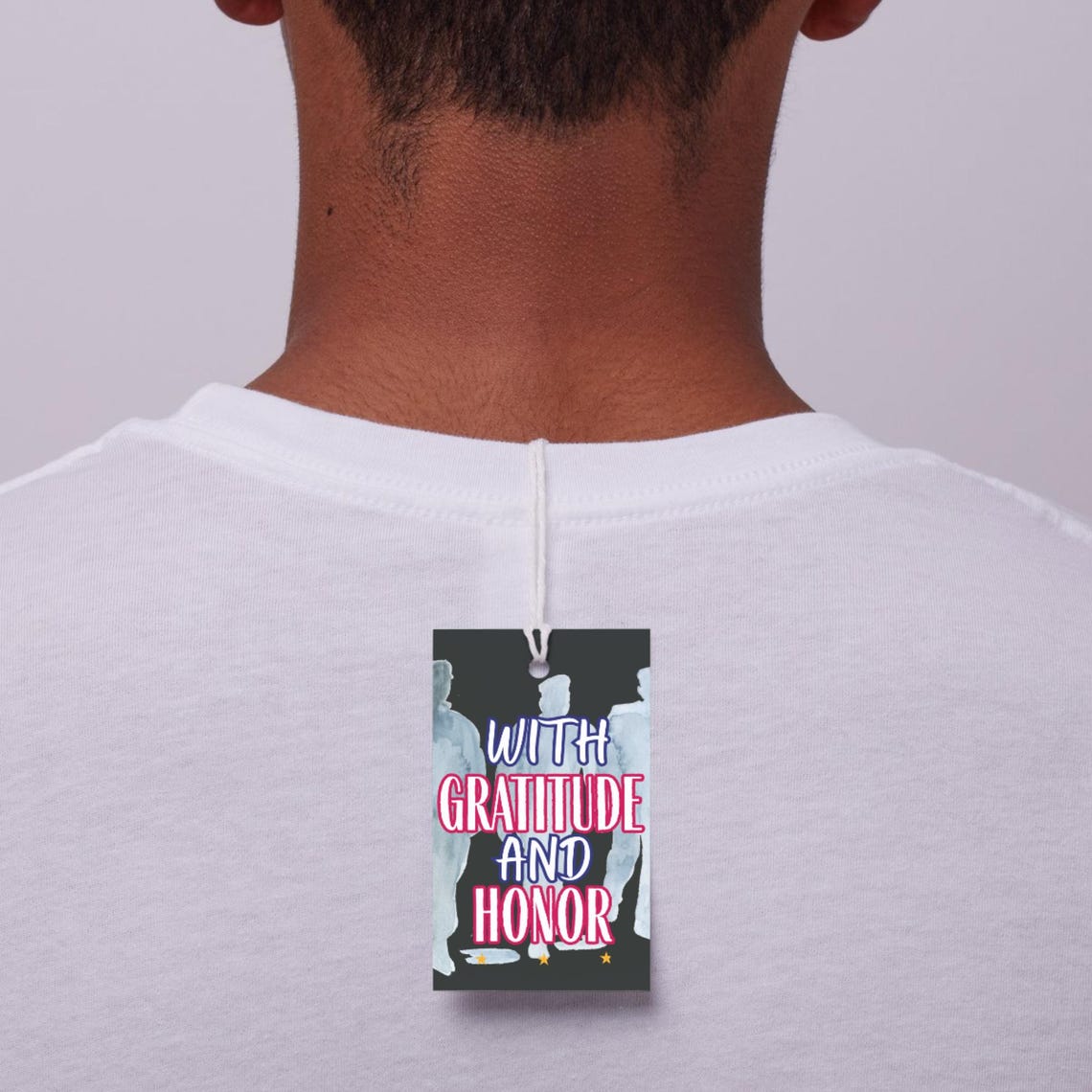 Veterans Day Gift Tags Printable Patriotic Thank You Tags | Instant ...