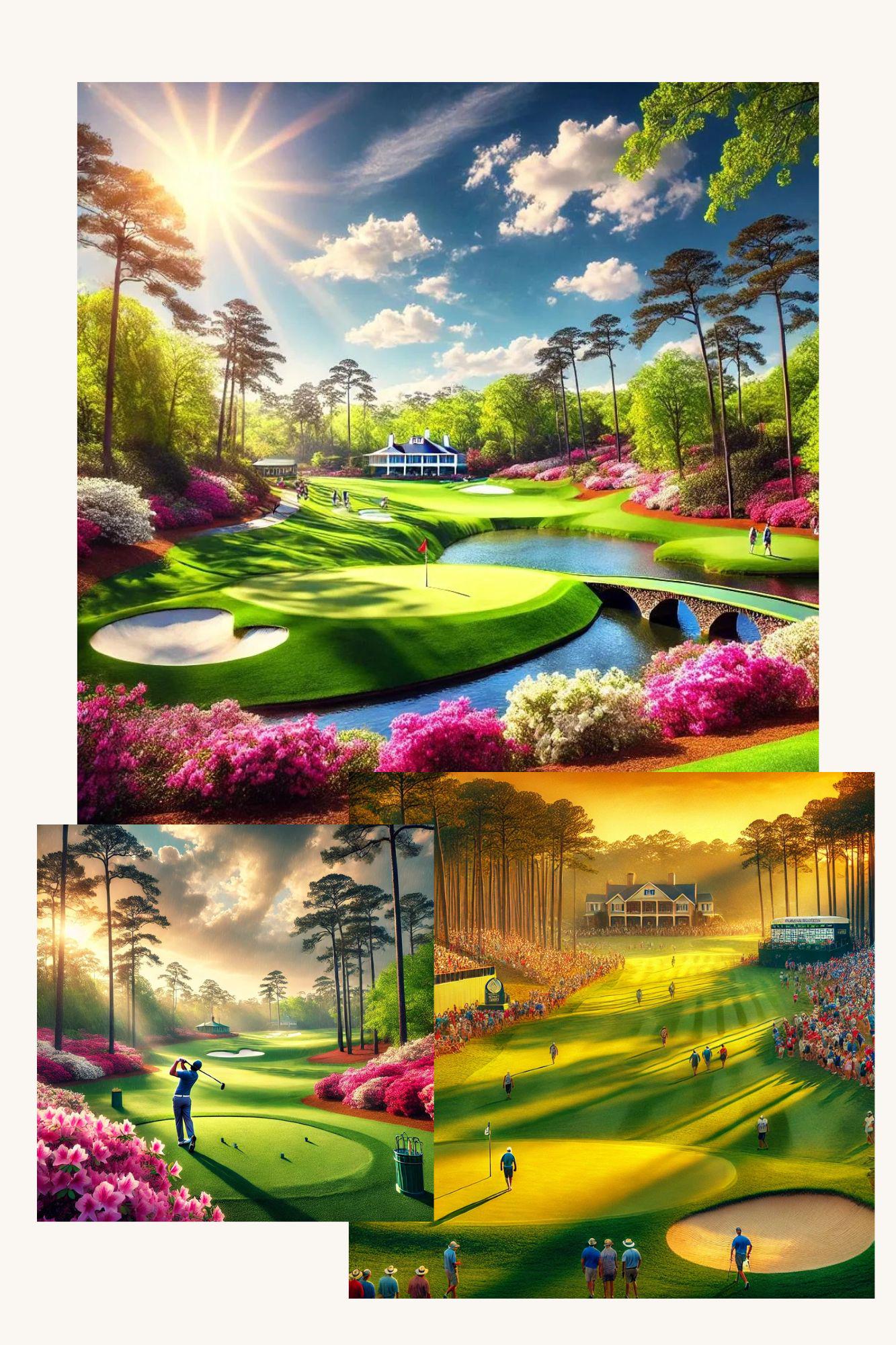 Golf Art Bundle 3 Stunning Digital Posters for Golf Enthusiasts Augusta ...