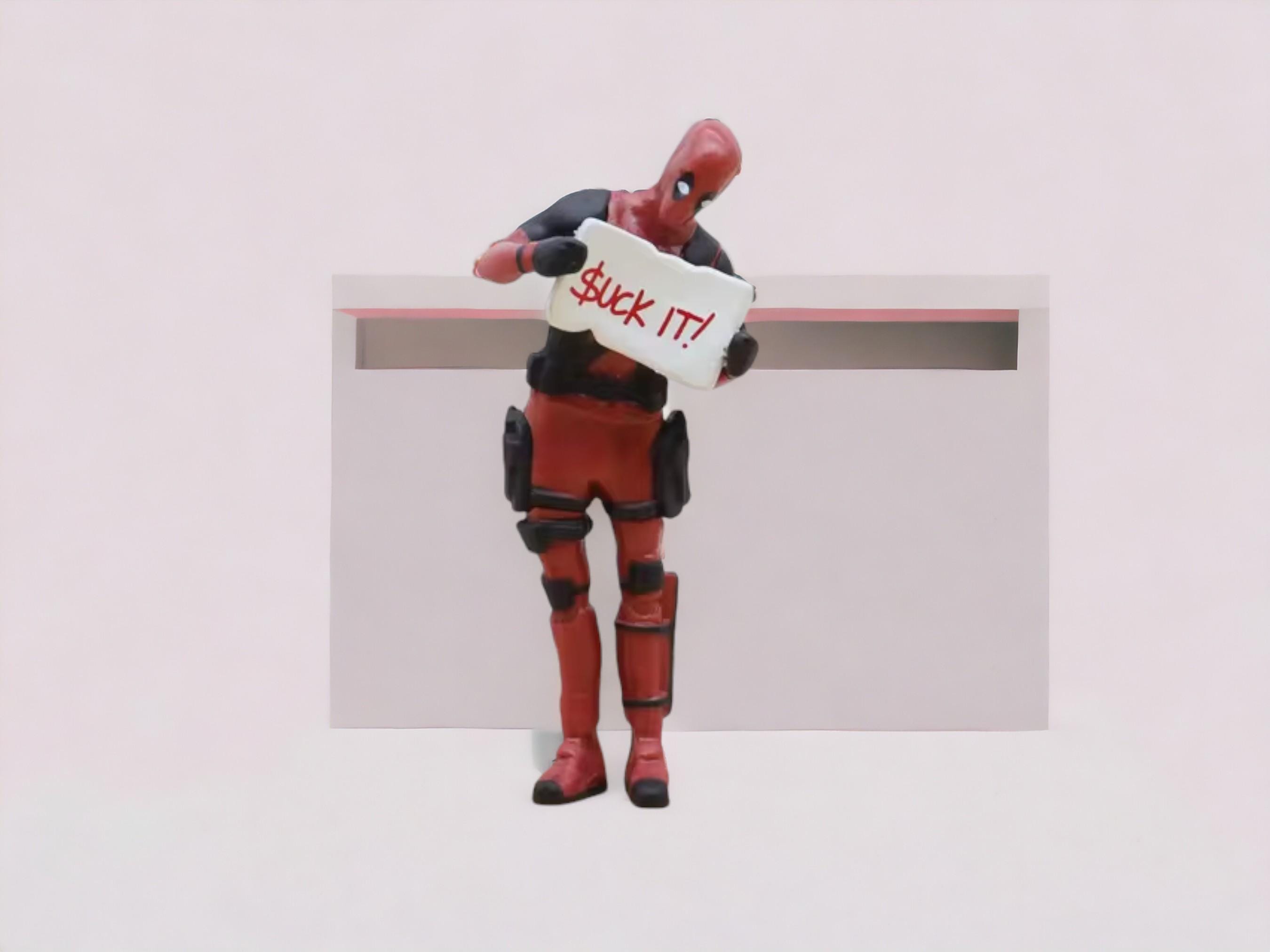 Deadpool Funny 8cm Cute Figure Model Desk Decoration for Car, Home ...