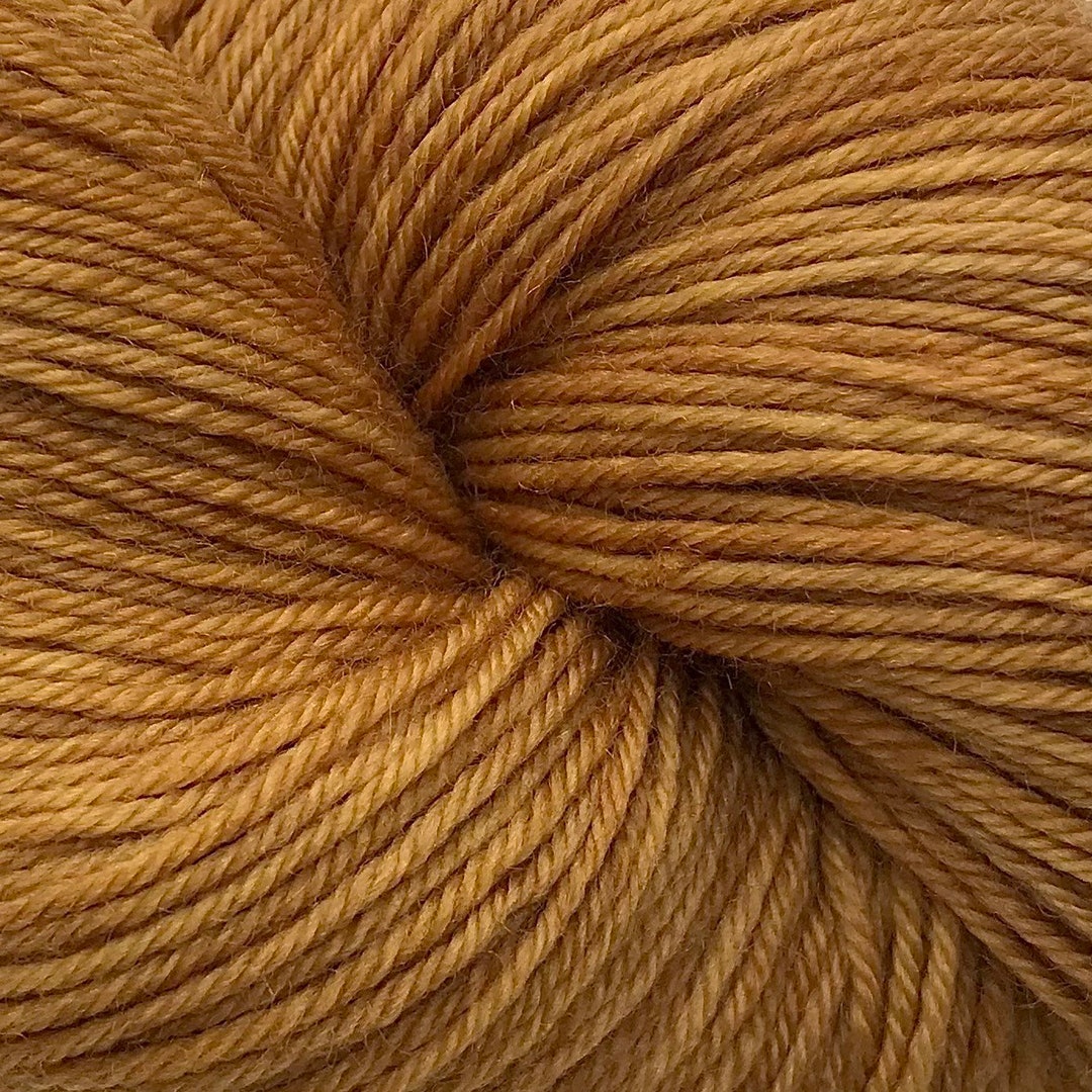 SOCK Mustard Fingering Superwash Sock Yarn - Etsy
