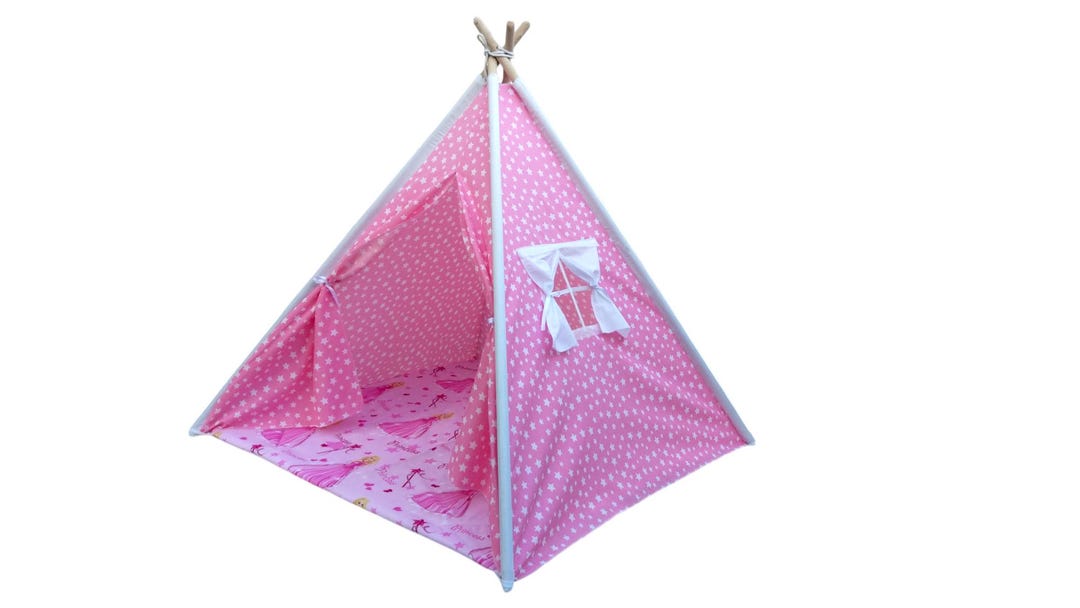Play Tent With Floor Mat Tepee for Kids - Etsy