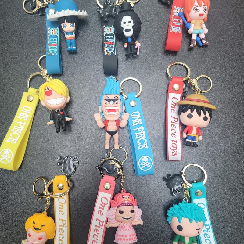 One Piece Luffy Key Chain - Etsy