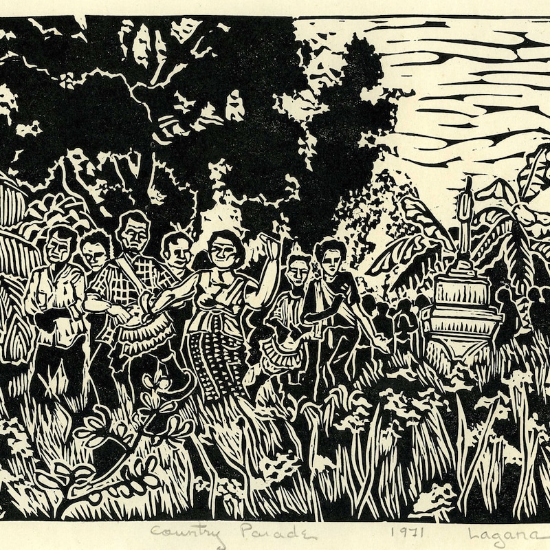 Linoleum Block Print - Etsy