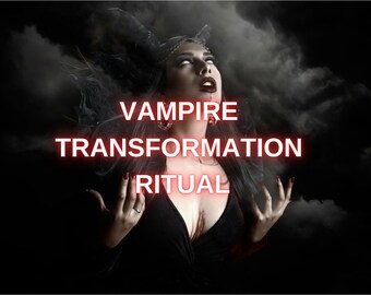 Vampire Transformation Ritual - Etsy