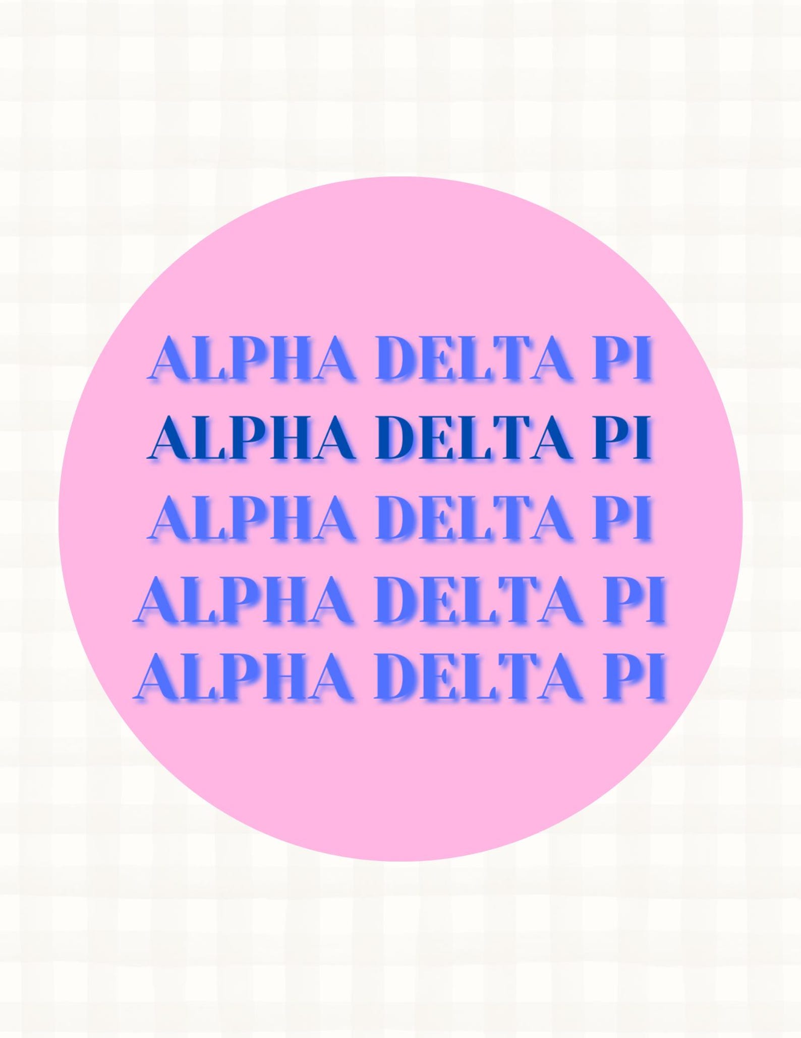 Round ADPI Stickers, ADPI Boyfriend, Game Day Stickers, Alpha Delta Pi ...