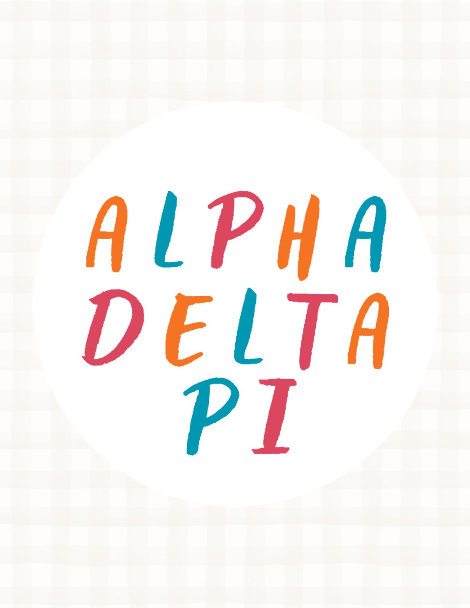 Round ADPI Stickers, ADPI Boyfriend, Game Day Stickers, Alpha Delta Pi ...