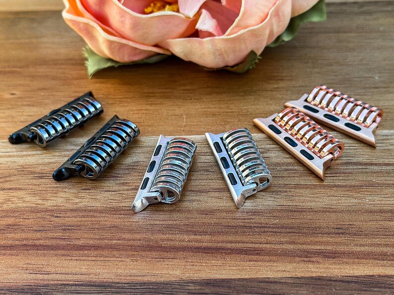 DIY Plain Apple Watch Connector Adapter & Spring Bar Set (2 Pcs ...