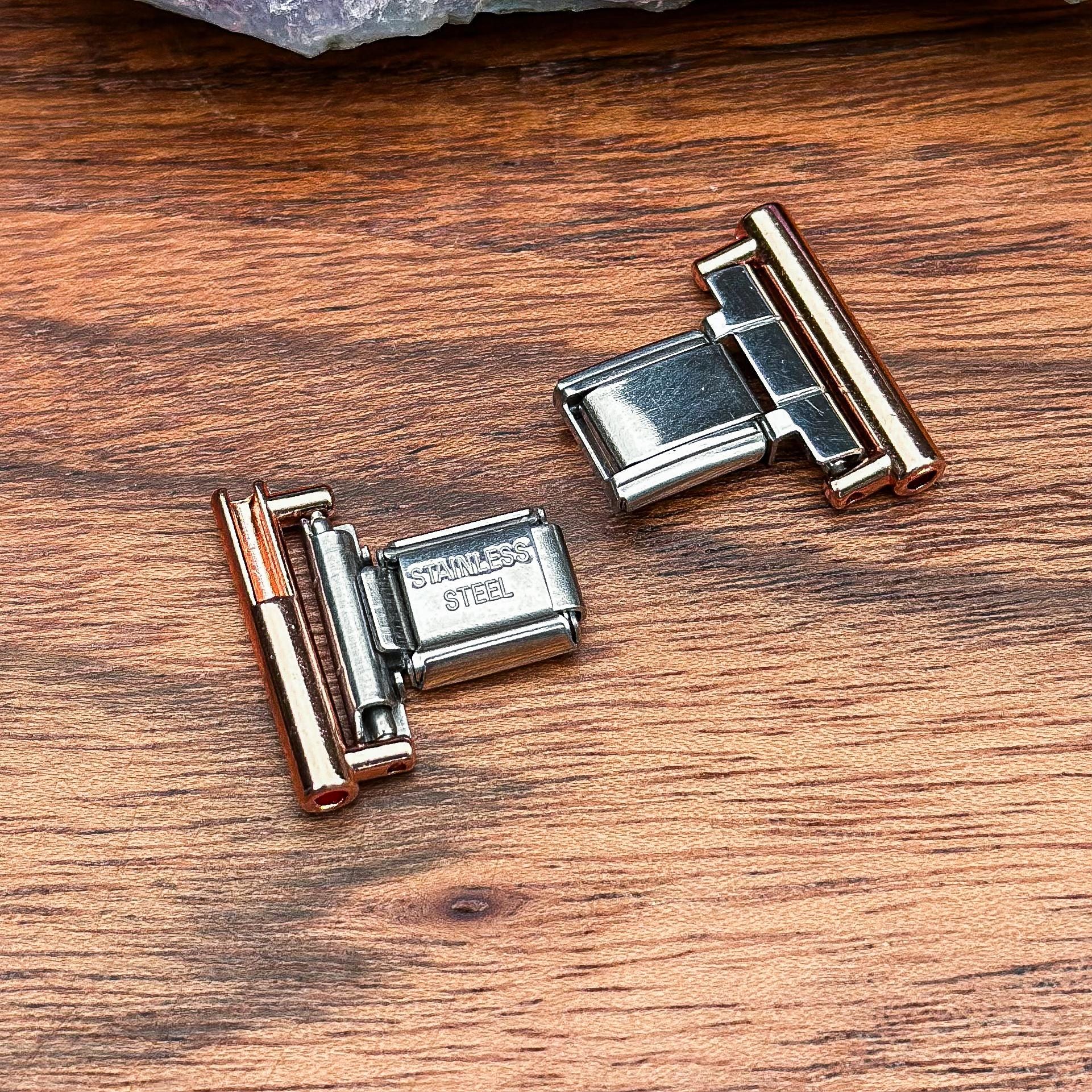 DIY Italian Charm Bracelet Adapter Set (2 Pcs) for 18mm, 20mm, 22mm ...