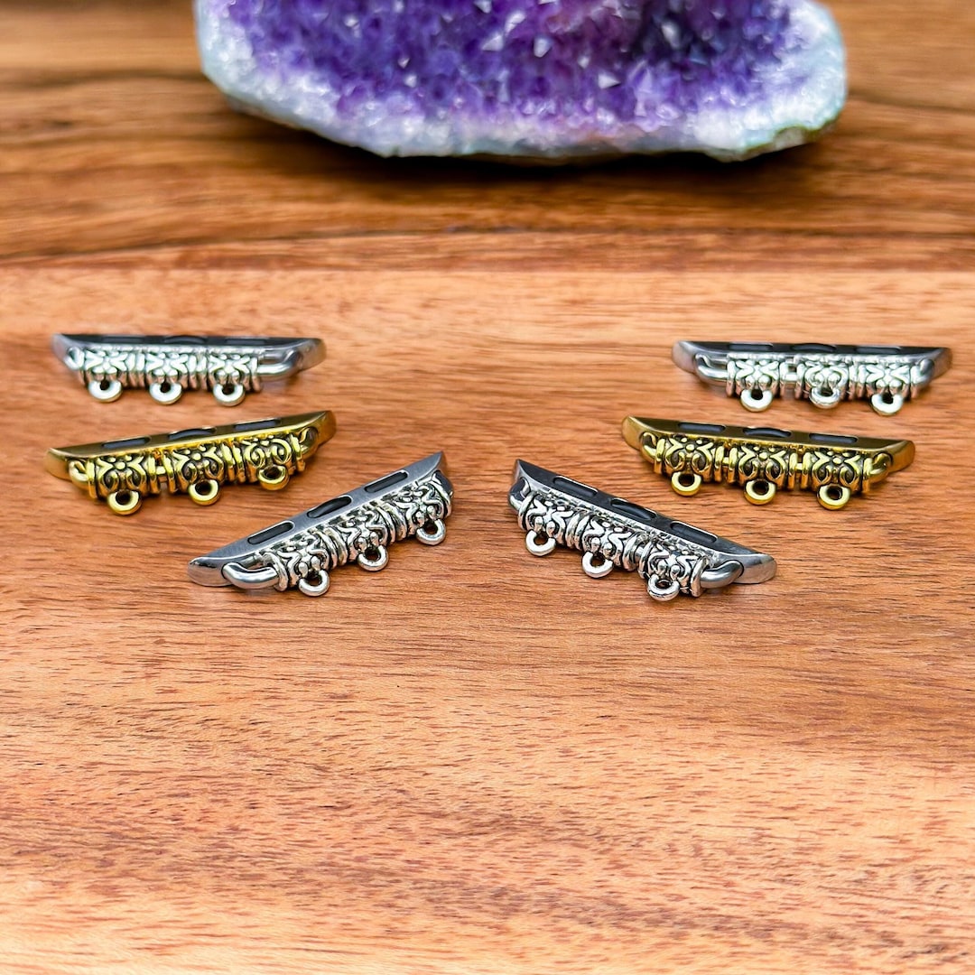 DIY Vintage Style Apple Watch Band Adapter Connector Set (2 Pcs ...