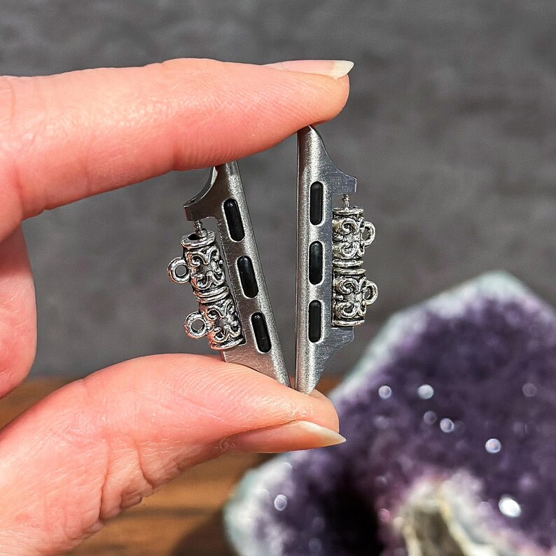 DIY Vintage Style Apple Watch Band Adapter Connector Set (2 Pcs ...