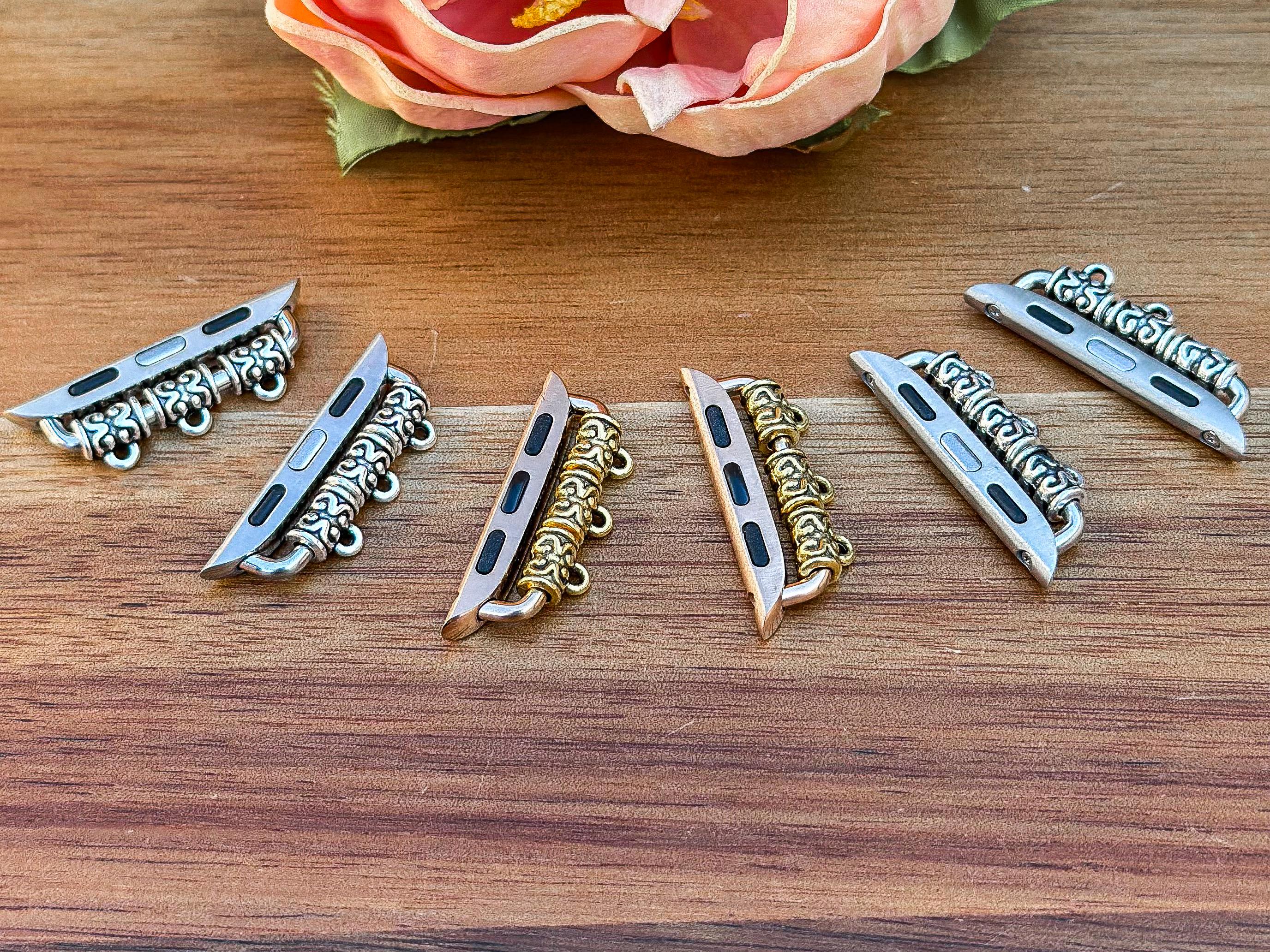 DIY Vintage Style Apple Watch Band Adapter Connector for Apple Watch ...