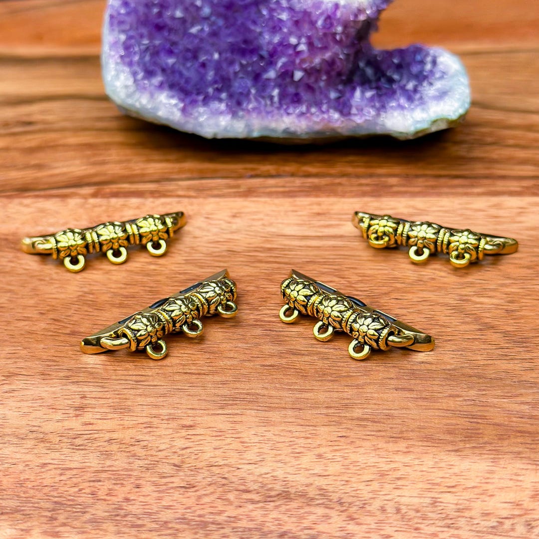DIY Gold Apple Watch Connector Adapter Set (2 Pcs) in Vintage Style ...