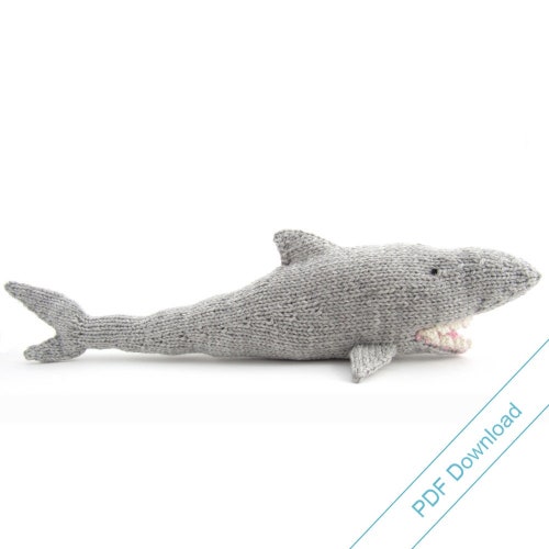 Shark Knitting Pattern. Knit Your Own Jaws. PDF Download. - Etsy